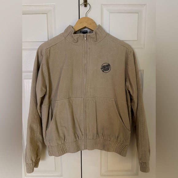 Santa Cruz Skateboards | Jackets & Coats | Santa Cruz Skateboards Tan ...